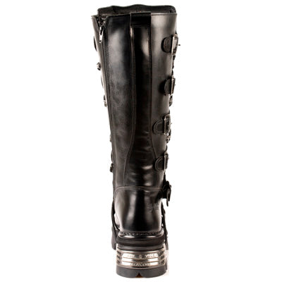 New Rock - Knee High - Metallic – BlackNo1